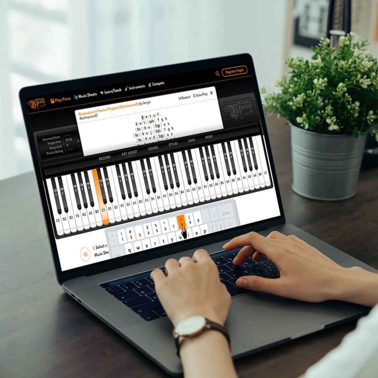 LESSON 2.7. Practice Examples | Virtual Piano